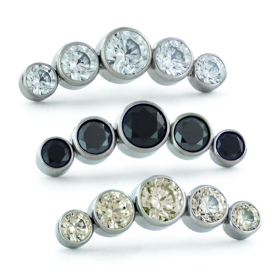 Bezel Set Gem Ends – NeoMetal Inc
