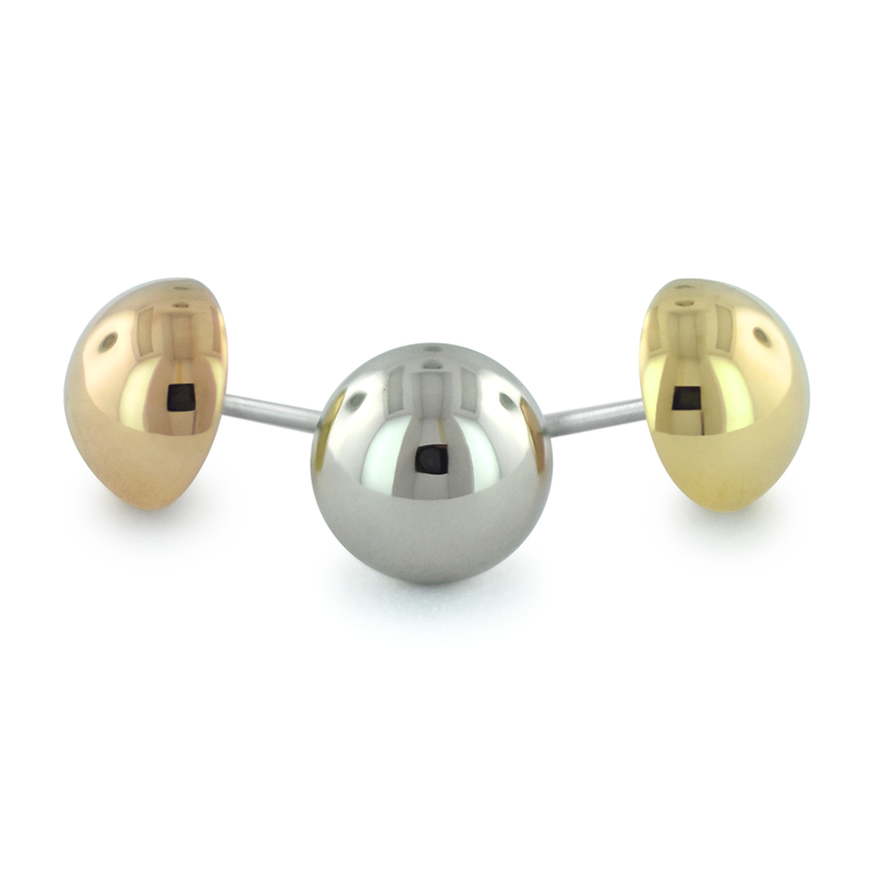 18K Gold Dome End – NeoMetal Inc